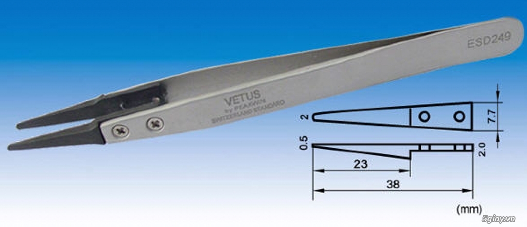 ESD 249-nhíp chống tĩnh điện | 5giay