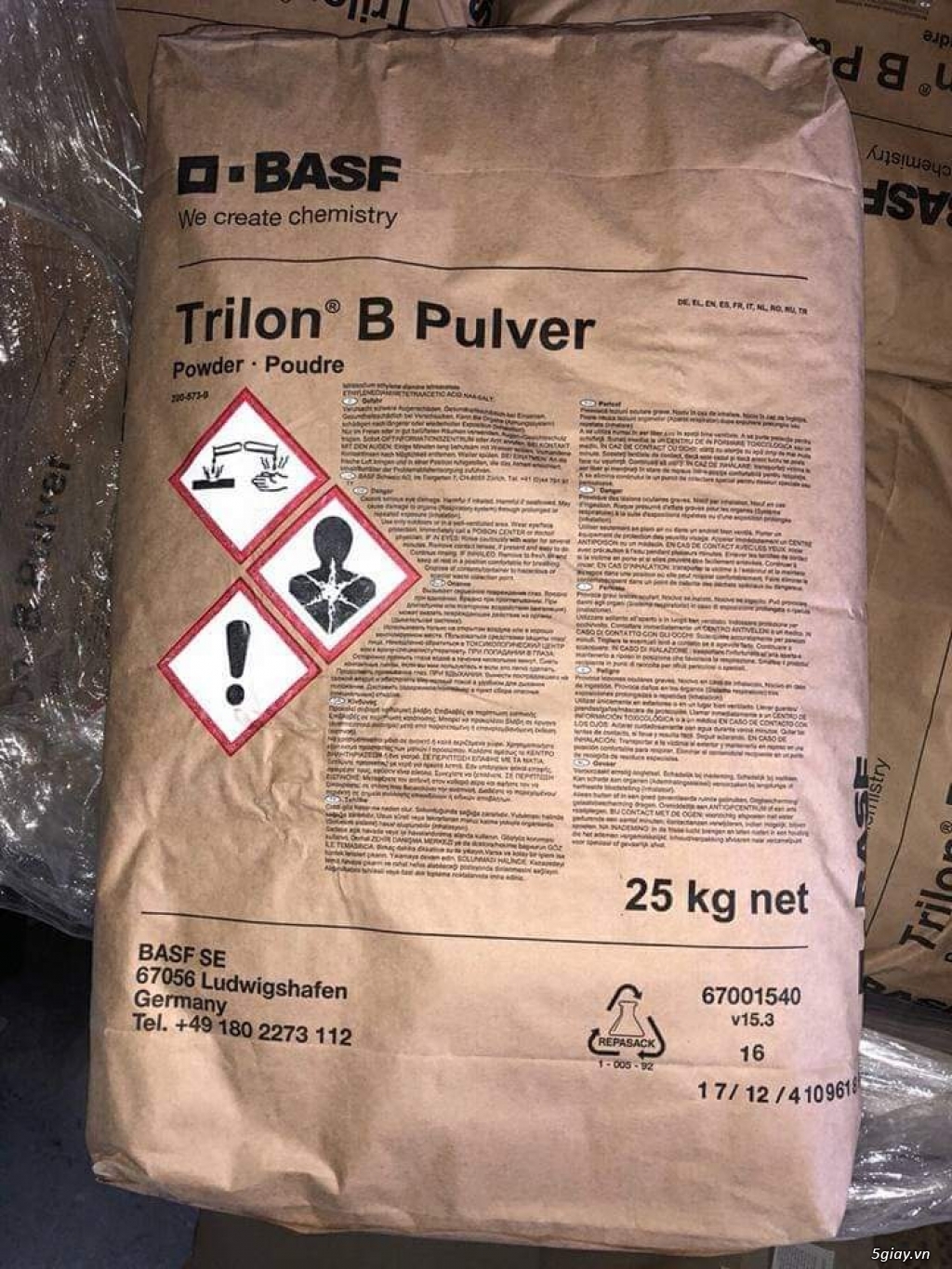 EDTA Đức 4Na Trilon B Bulver dùng trong ngành nuôi trồng thủy sản | 5giay