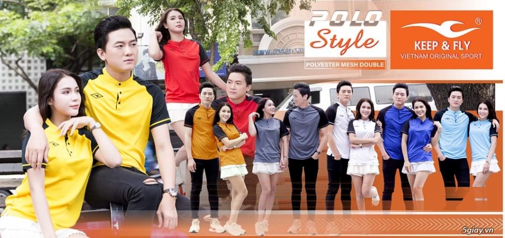 Áo Polo Style Keep Fly cực bền cực đẹp | 5giay
