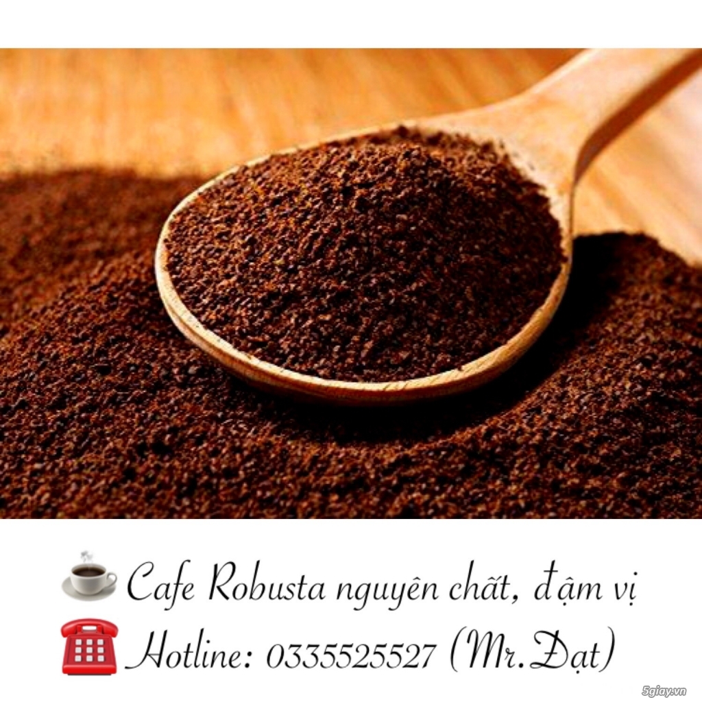 Cafe rang xay Robusta nguyên chất mê li | 5giay