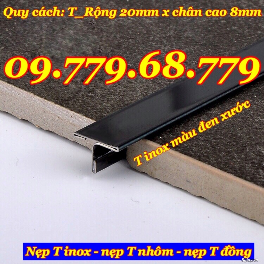 Nẹp T inox 304 hcm , nẹp chữ T inox 304 - Nẹp T inox 304 | 5giay