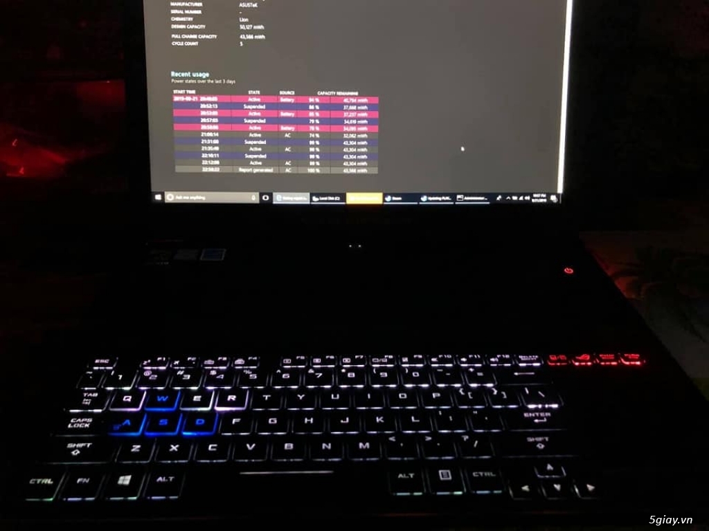 ASUS ZEPHERUS GTX 1080 8GB 120hz 512GB SSD 16GB RAM | 5giay