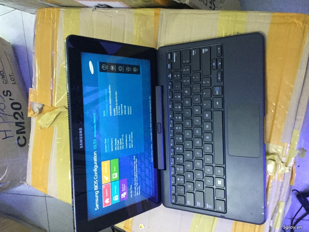 Laptop core i5 samsung 700t kiêm máy tính bảng | 5giay