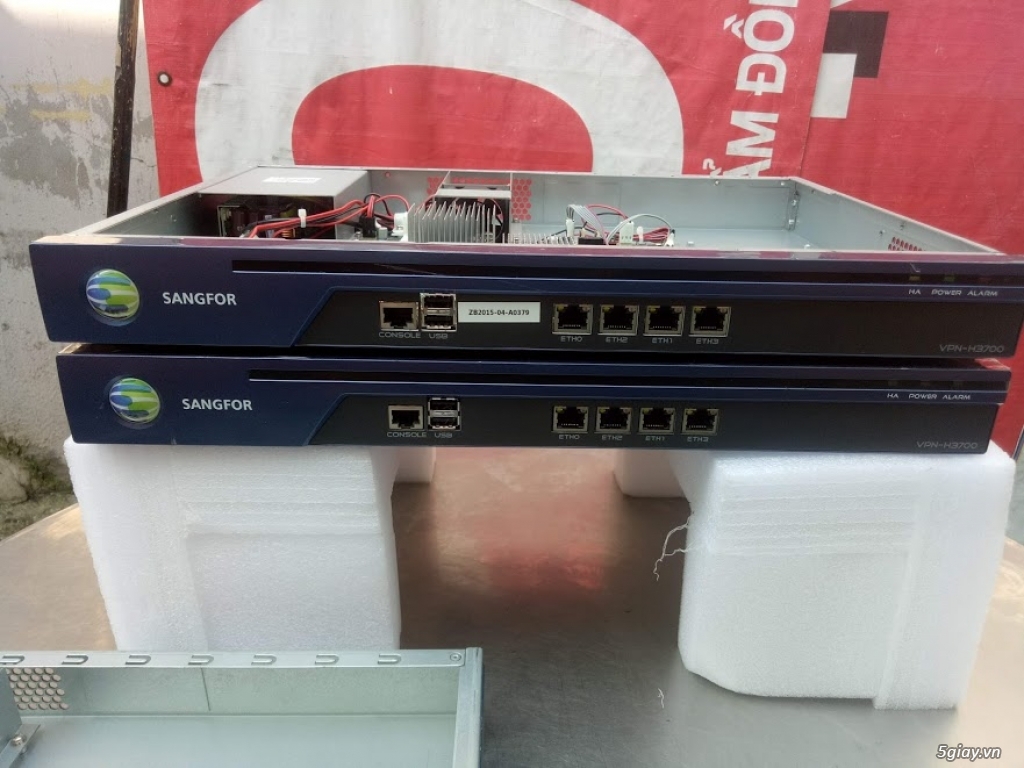 Cân bằng tải LoadBalancing Sangfor PC router 4 LAN gigabit | 5giay