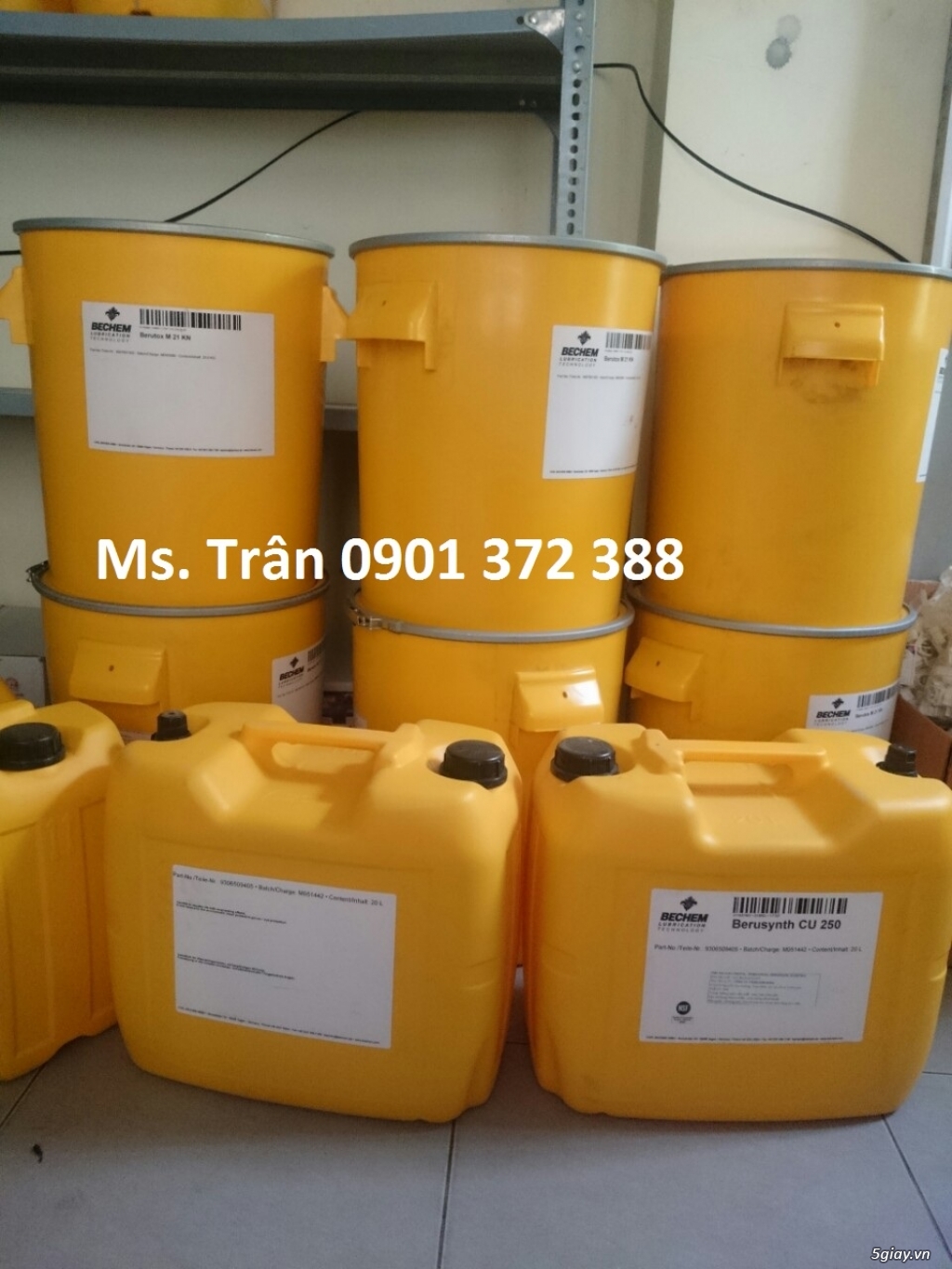 Dầu chịu nhiệt xích tải Berusynth CU 250 | 5giay