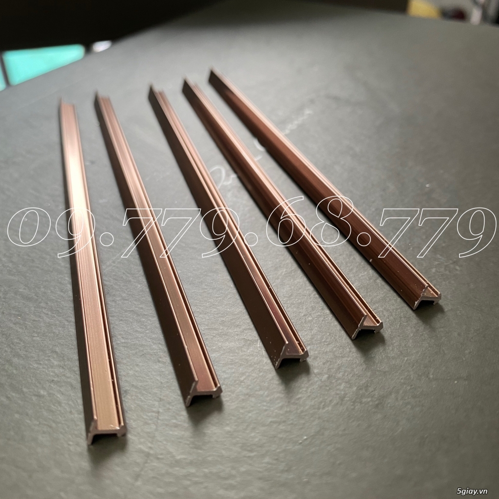 Nẹp T inox 304 màu vàng hồng - Nẹp T inox 304 trang trí - T inox 304 ...