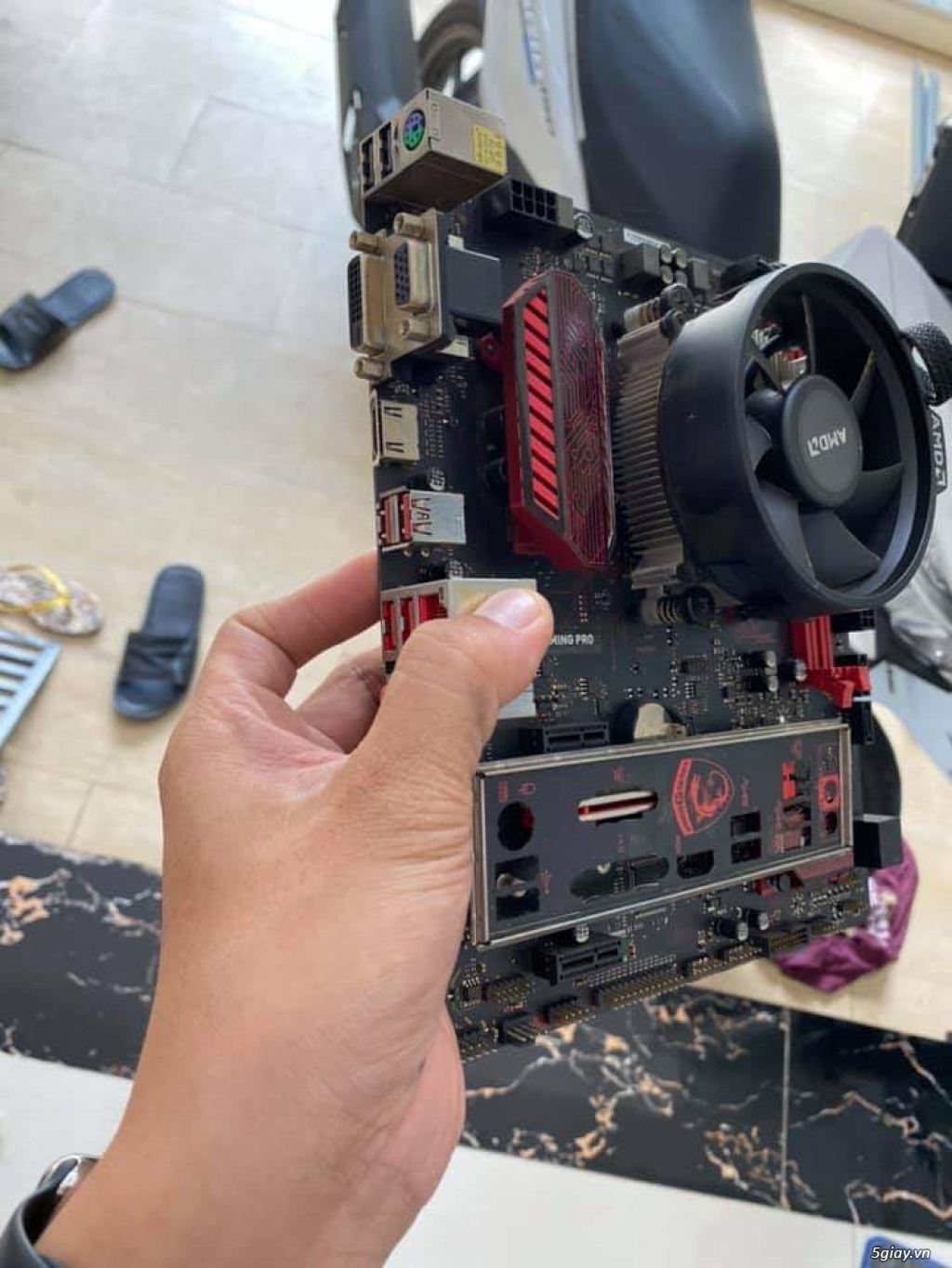 PC COmpo Ryzen 5 2400G + MSI B350 Gaming Pro | 5giay