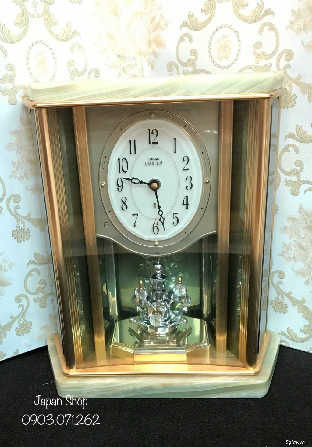 Đồng hồ để bàn lục giác SEIKO EMBLEM - Hàng Nhật | 5giay