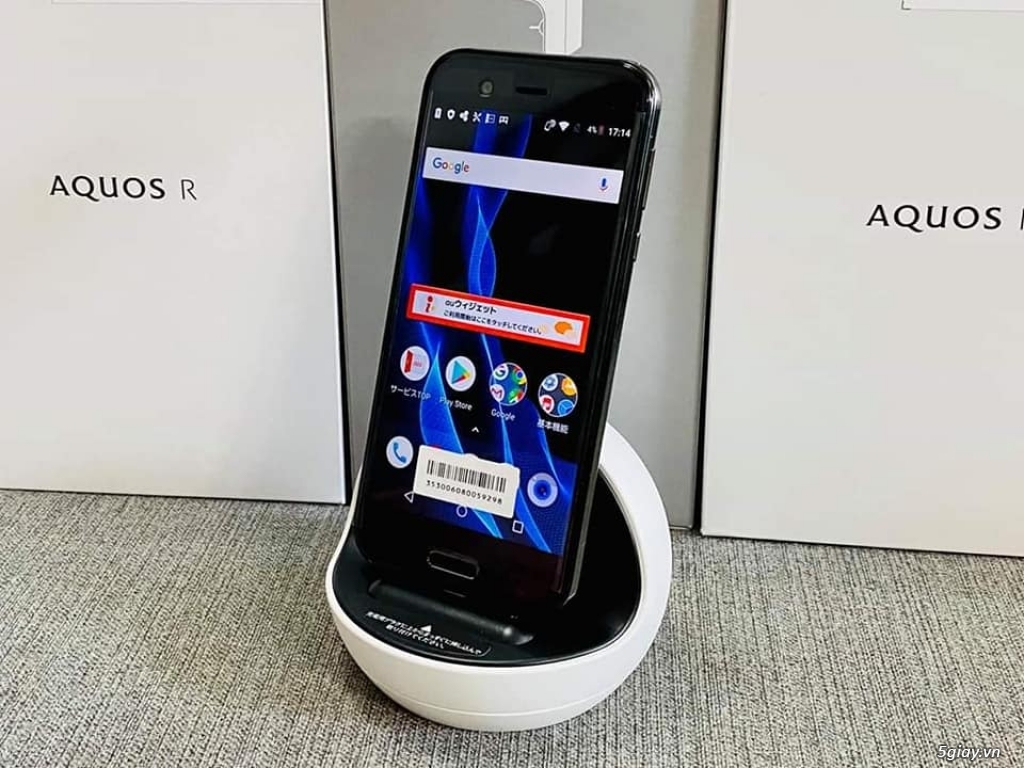 Sharp R (SHV39) new 100% Fullbox kèm dock sạc thông minh Robot! giá re ...