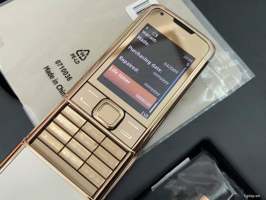 Nokia 8800 Golden Arte Brandnew nguyên hộp xuất tt UK: Siêu Phẩm | 5giay