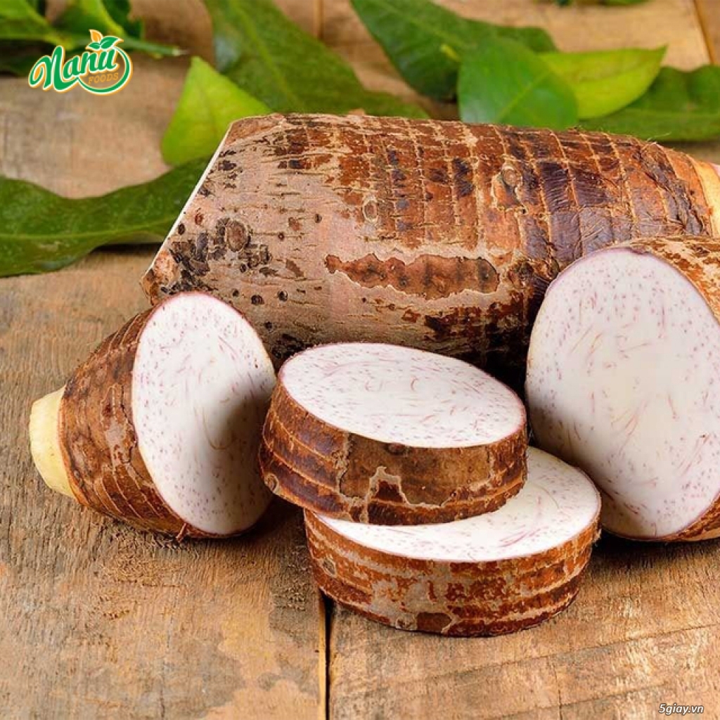 Khoai môn cấp đông/ Frozen root taro sliced/ strips | 5giay
