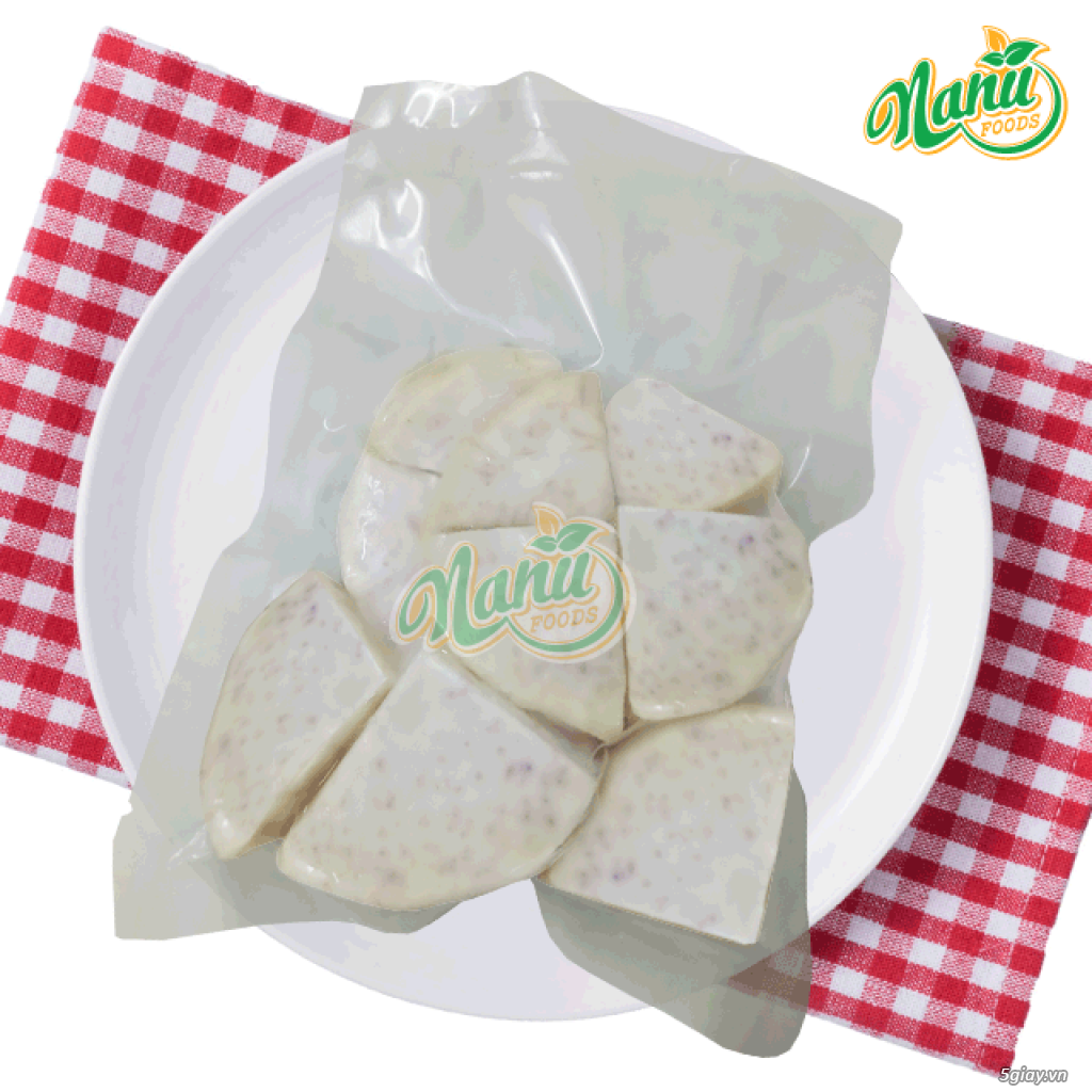 Khoai môn cấp đông/ Frozen root taro sliced/ strips | 5giay