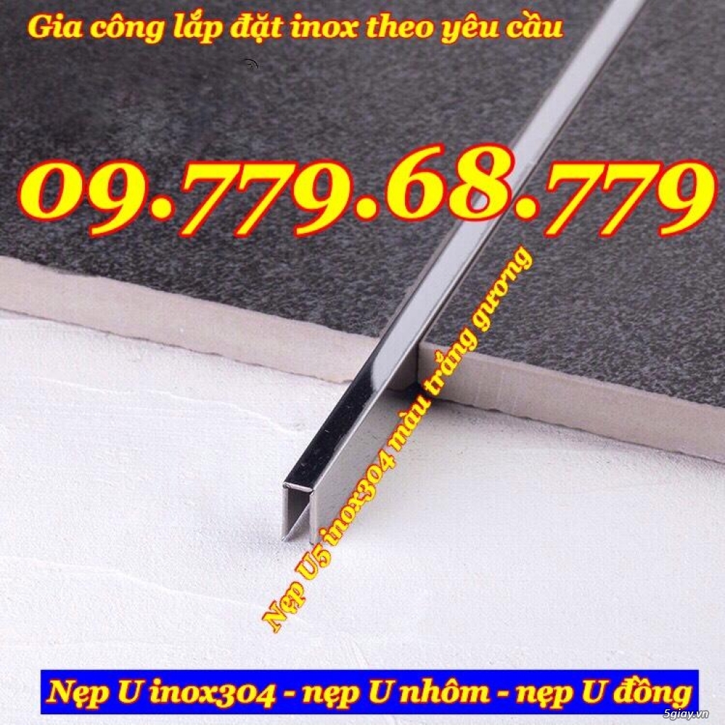 Nẹp Chữ U Inox , Nẹp U Inox 304 , U Inox 304 Trang Trí , U Inox | 5giay