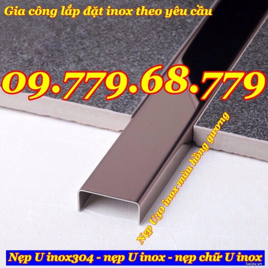 Nẹp Chữ U Inox , Nẹp U Inox 304 , U Inox 304 Trang Trí , U Inox | 5giay