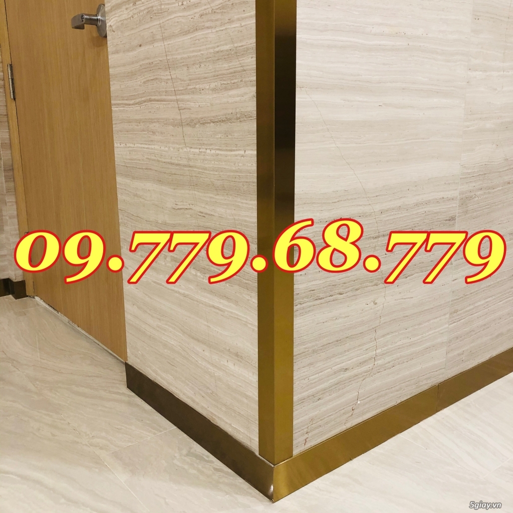 Len chân thường inox mạ vàng, len inox 304 xước , len inox trắng xước ...