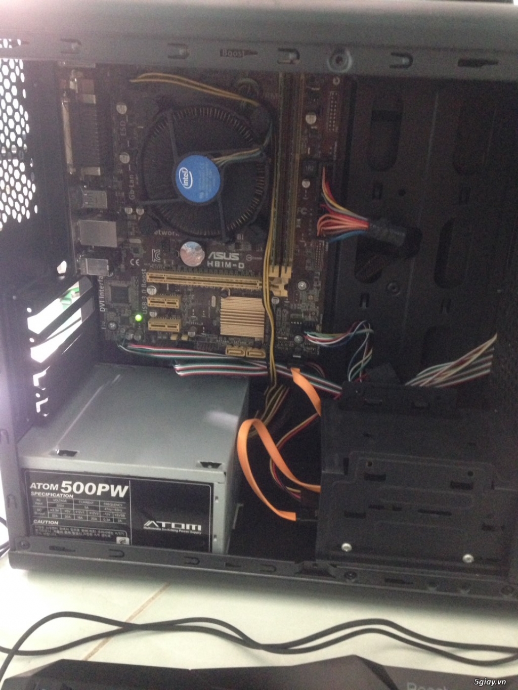 thùng cpu i3-4160 ram 8gb ssd 120 giá 1.800k | 5giay