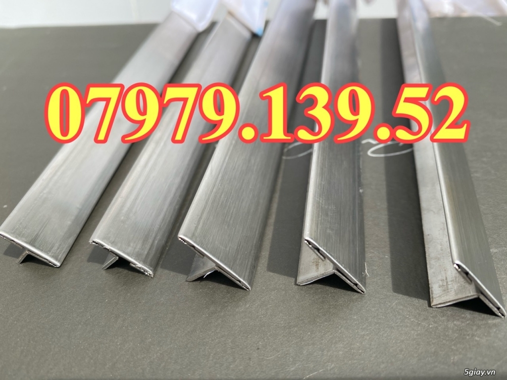 Nẹp chữ T inox 304, Nẹp inox 304 giá rẻ, Nẹp T inox 304 màu vàng | 5giay