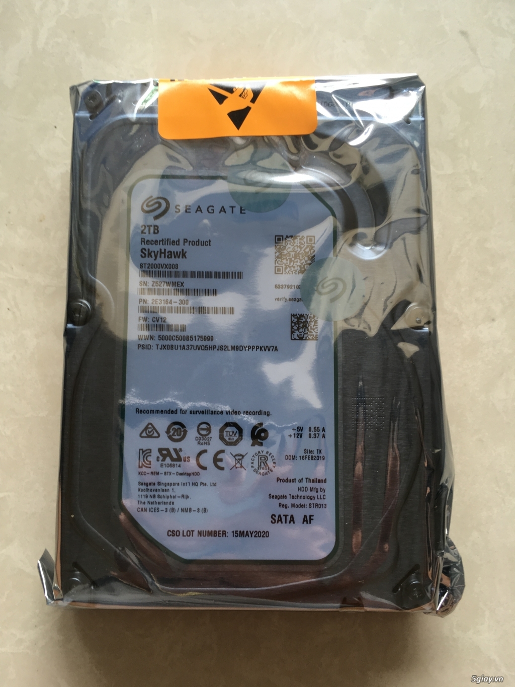 HDD seagate Skyhawk 2TB | 5giay