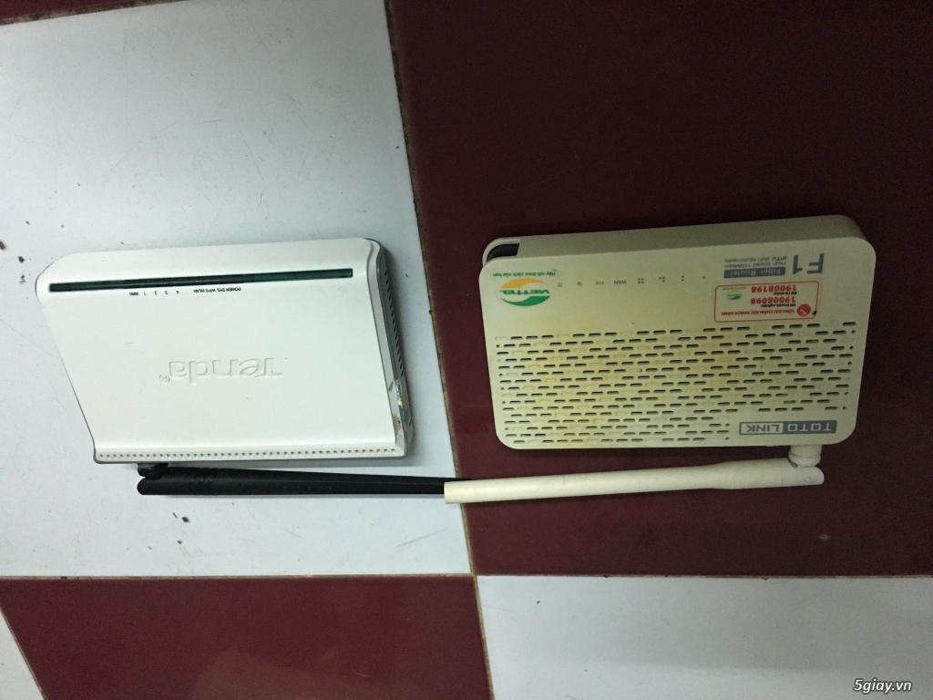 Linh tinh modem wifi totolink F1 và tenda W311r | 5giay
