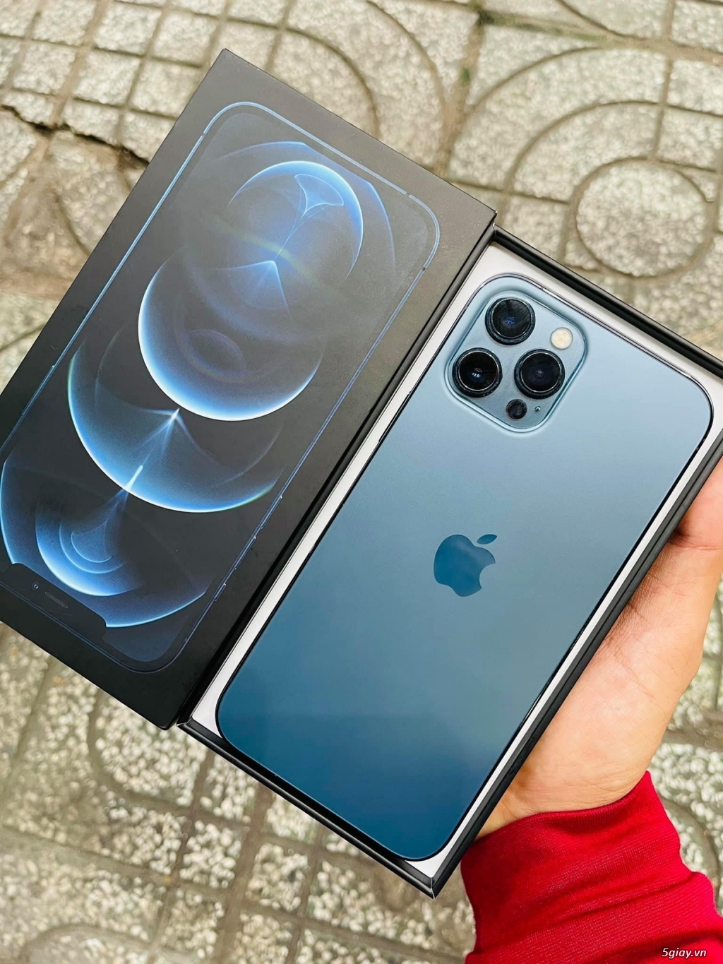 Bán Ip12 Pro Max Fullbox 128G Blue giá 29.4 mới 99.99% | 5giay