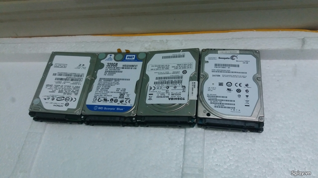 HDD Laptop 320GB sata good zin tháo máy, Ram 2Gb DDR2 Laptop tháo máy ...