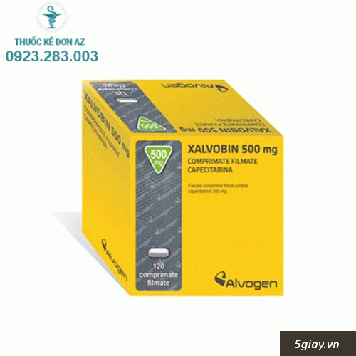 Thuốc Xalvobin 500mg - Thuốc điều trị ung thư (Hộp 120 viên) | 5giay