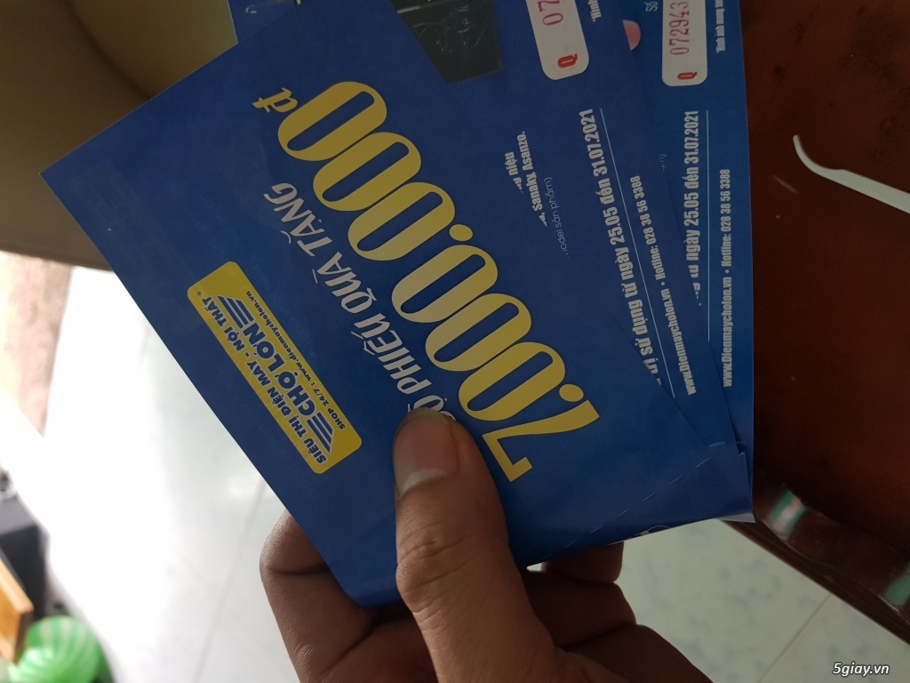 Voucher điện máy chợ lớn | 5giay
