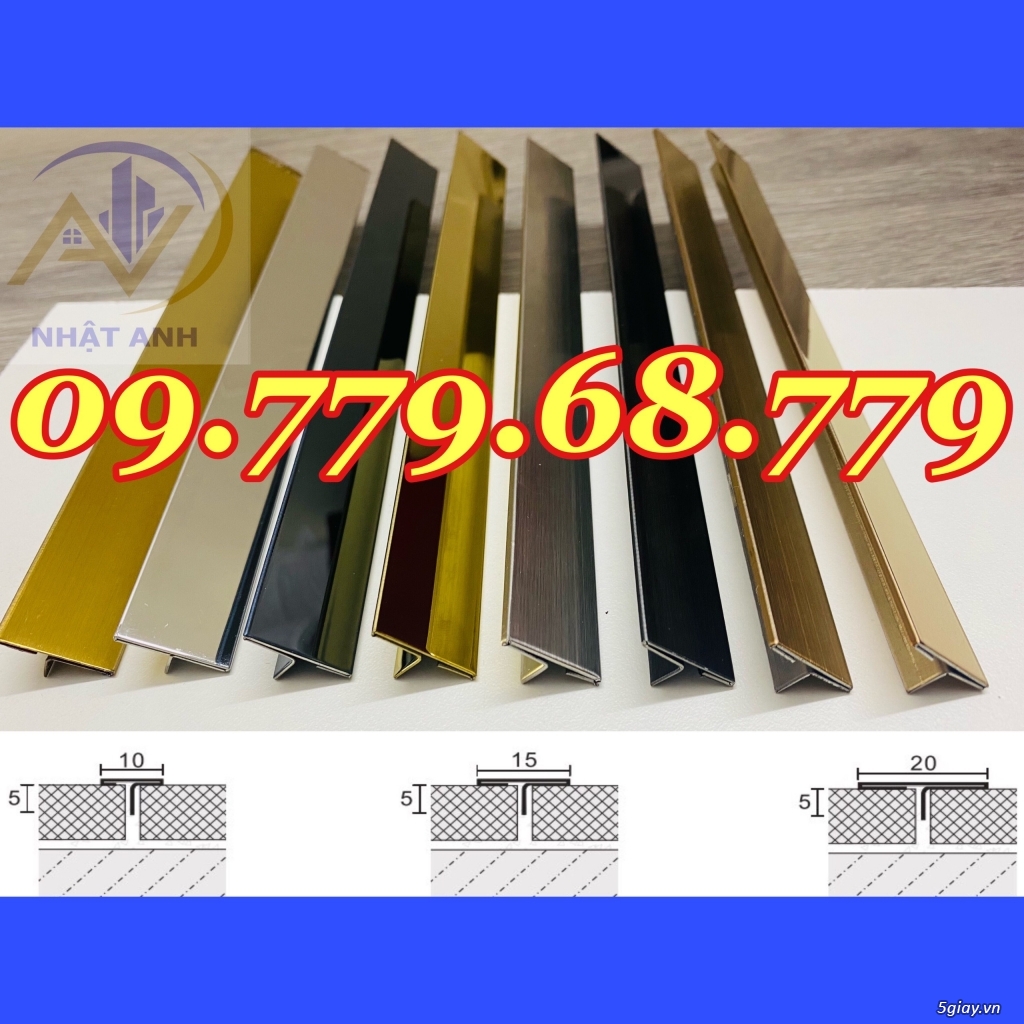 Nẹp T inox 304 màu vàng hồng - Nẹp T inox 304 trang trí - T inox 304 ...