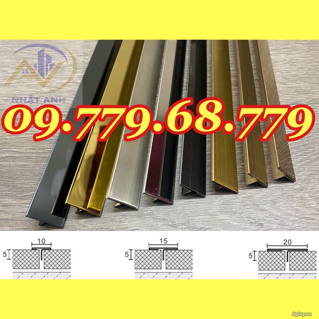 Nẹp T inox 304 màu vàng hồng - Nẹp T inox 304 trang trí - T inox 304 ...