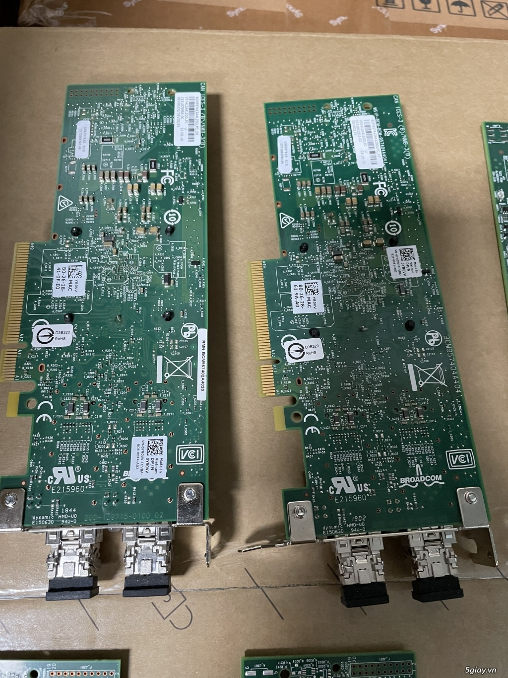 Dell Broadcom 57412 Dual Port 10Gb, SFP+, PCIe Adapter, Full Height | 5giay