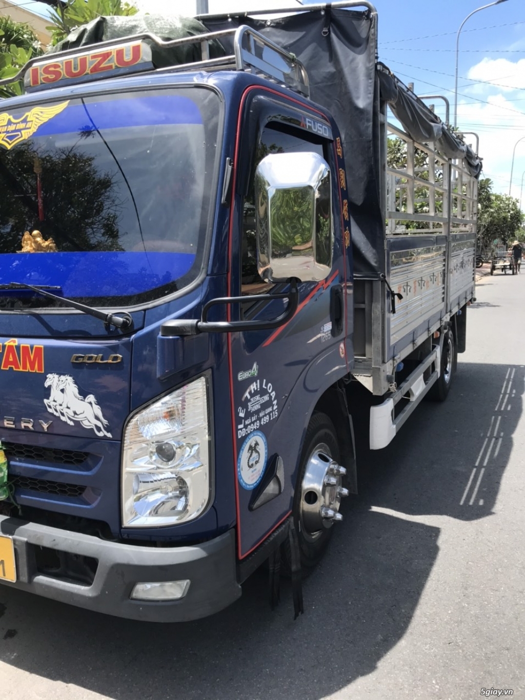 Ốp gương inox xe tải | 5giay