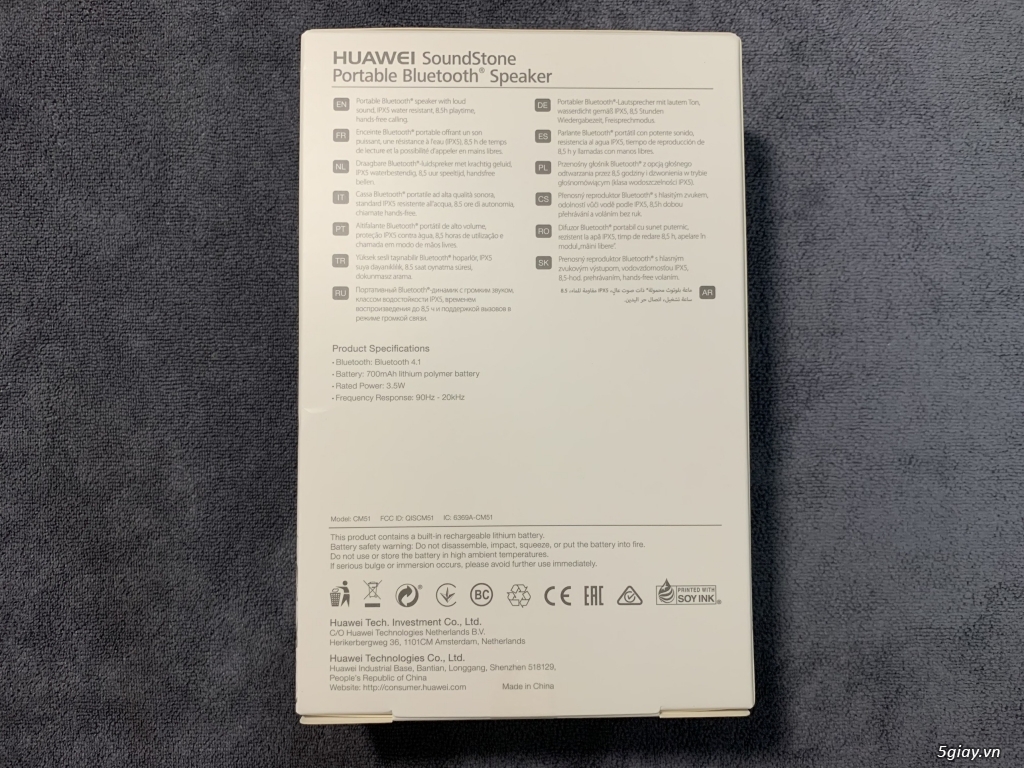 Loa Huawei CM51 - Đỏ - Mới 100% nguyên seal | 5giay