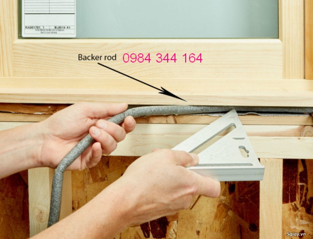 Backer Rod 6mm Xốp chèn khe co giãn Thủ Đức Sài Gòn 0984 344 164 | 5giay