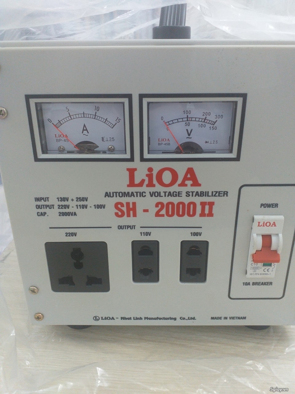 Thanh lý ổn áp 2KVA LIOA SH-2000II mới 100% giá 1,800,000 | 5giay