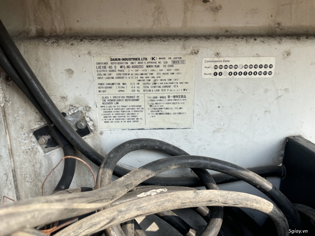 Container lạnh 40RF | 5giay