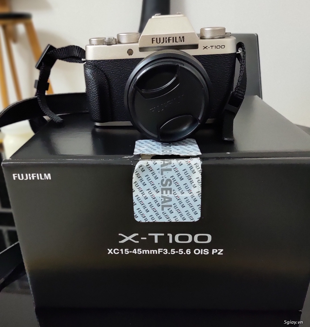 Ít dùng nên cần bán máy ảnh Fujifilm XT-100 Gold còn fullbox | 5giay