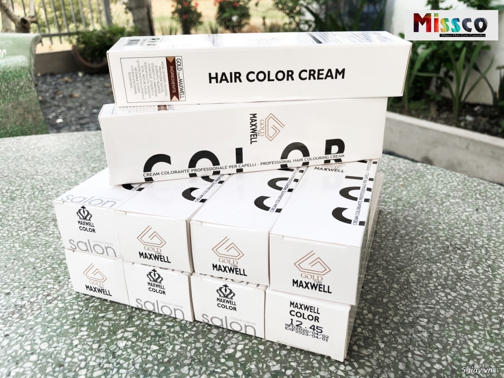 Màu nhuộm chuyên nghiệp Maxwell Color | 5giay