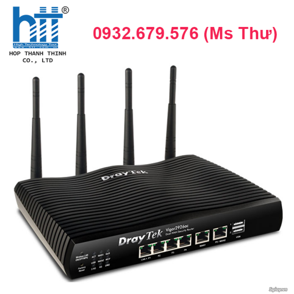 Thiết bị mạng/ Router DrayTek Vigor2927 giá rẻ hcm | 5giay