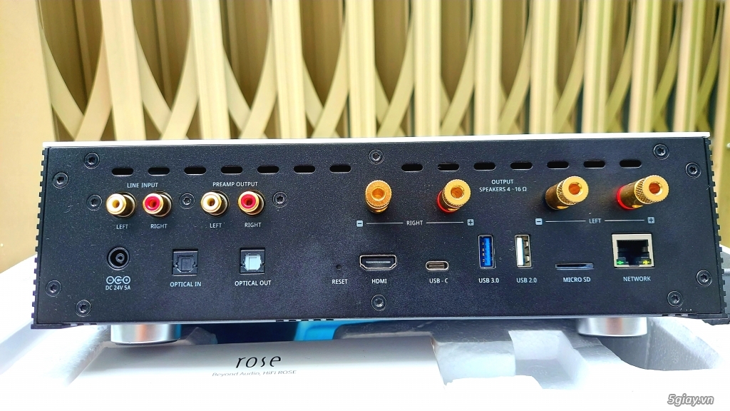 HiFi ROSE RS201E : Ampli /Network Media Player | 5giay