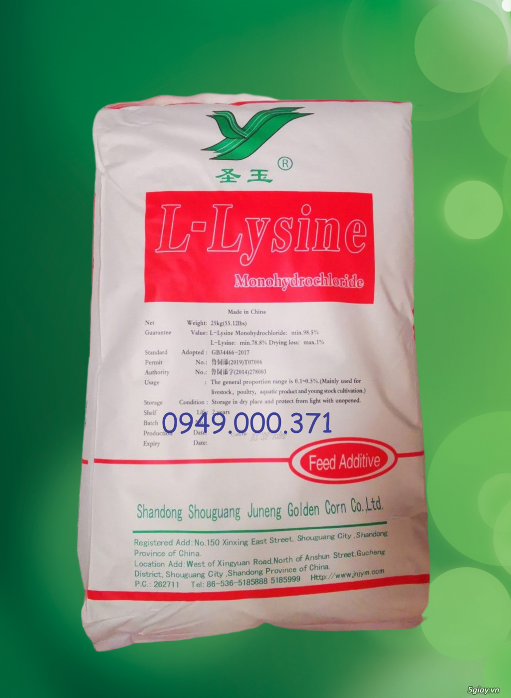 L-Lysine bổ sung acid amin thiết yếu cho vật nuôi | 5giay