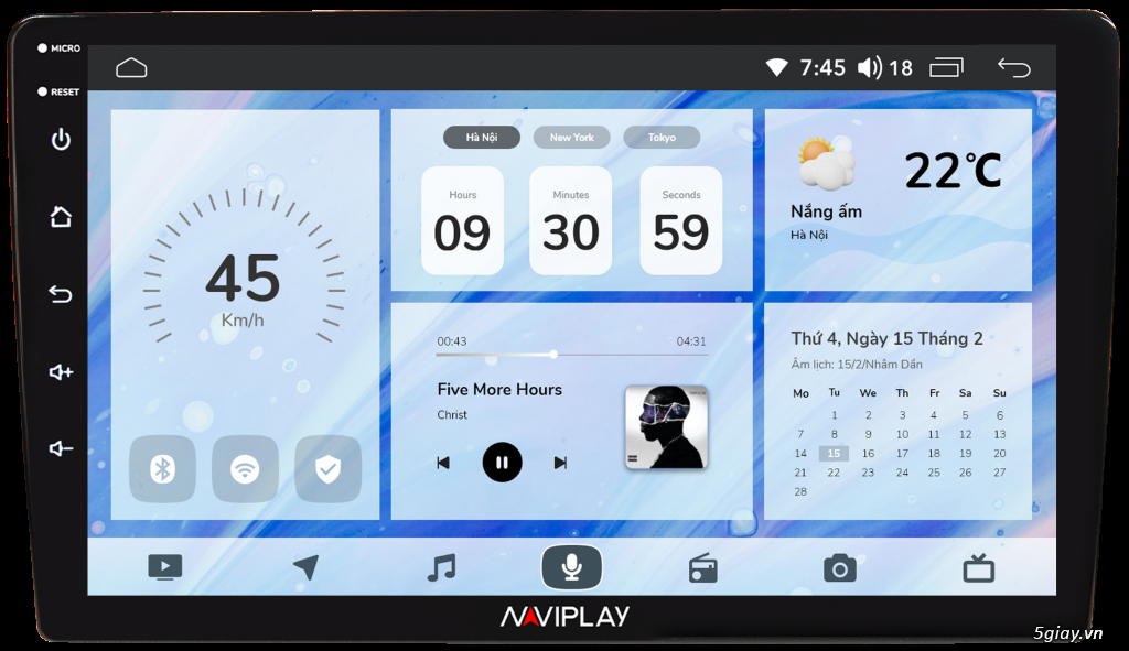 GIỚI THIỆU MÀN HÌNH ANDROI NAVIPLAY N800 -XUÂN PHÚC AUTO | 5giay