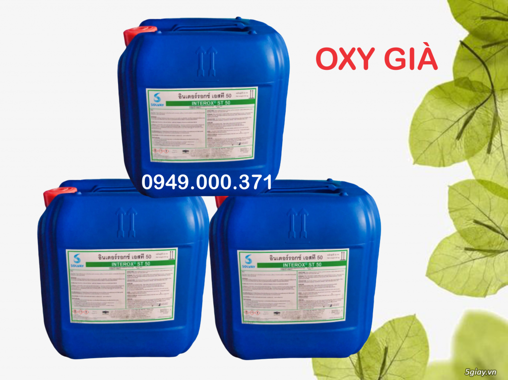 Oxy già H2O2, Hydrogen Peroxide, thuốc sát trùng | 5giay