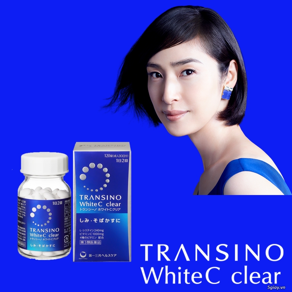 Transino 120 viên – Viên uống trắng da trị nám tàn nhang | 5giay