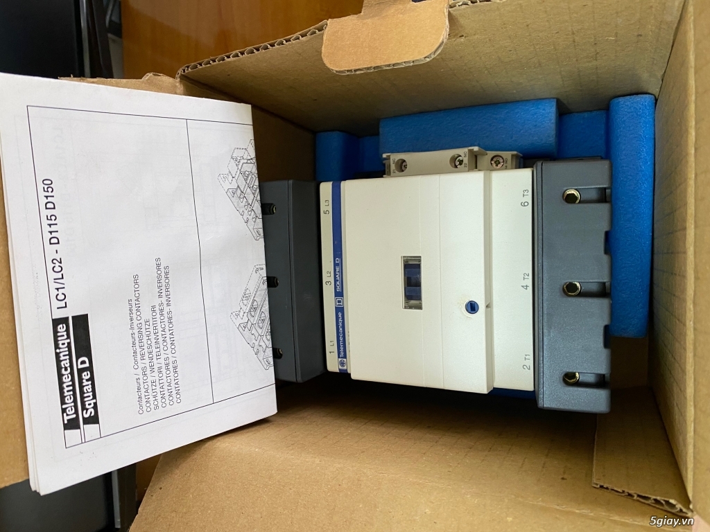 Bán khởi động từ Schneider 150A - LC1 D150M7 | 5giay