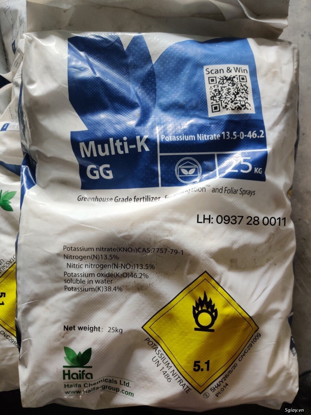 Kali nitrat, Potassium nitrate, KNO3, Phân bón Kali Nitơ | 5giay