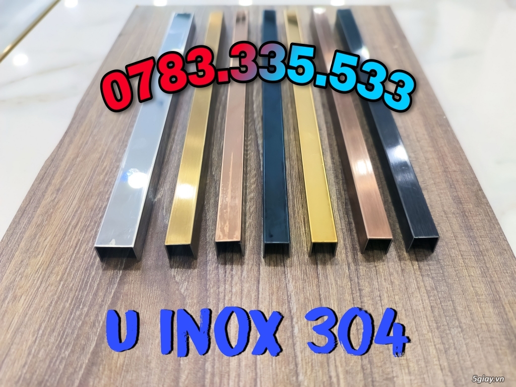 Nẹp Chữ U Inox 304 | 5giay