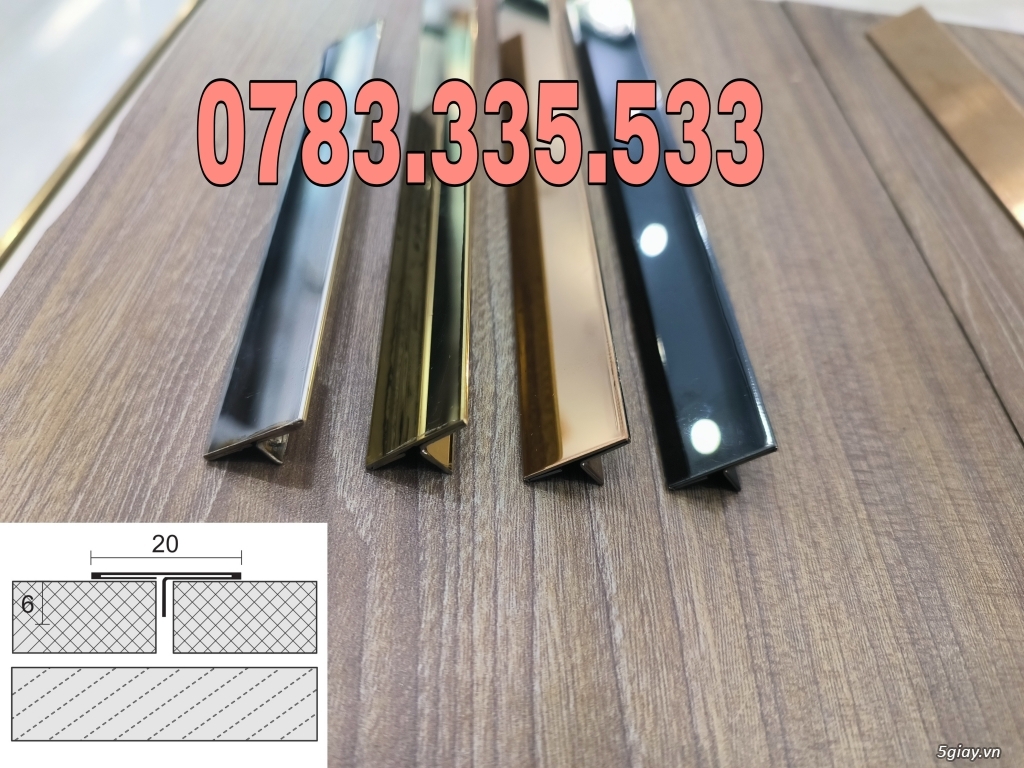 Nẹp T INOX 304 Đà Nẵng | 5giay