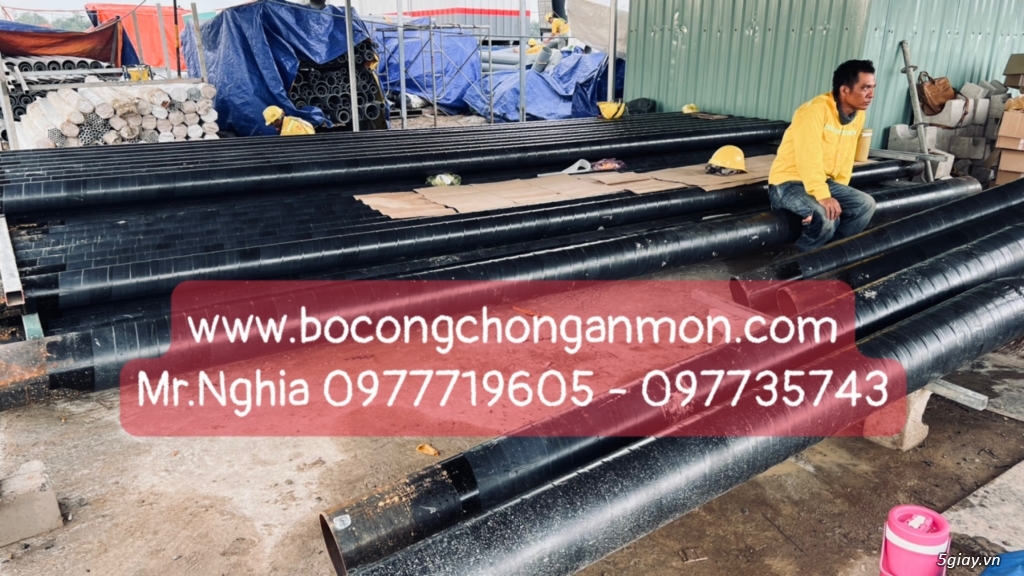 Sơn bitum chống ăn mòn đường ống kim loại | 5giay