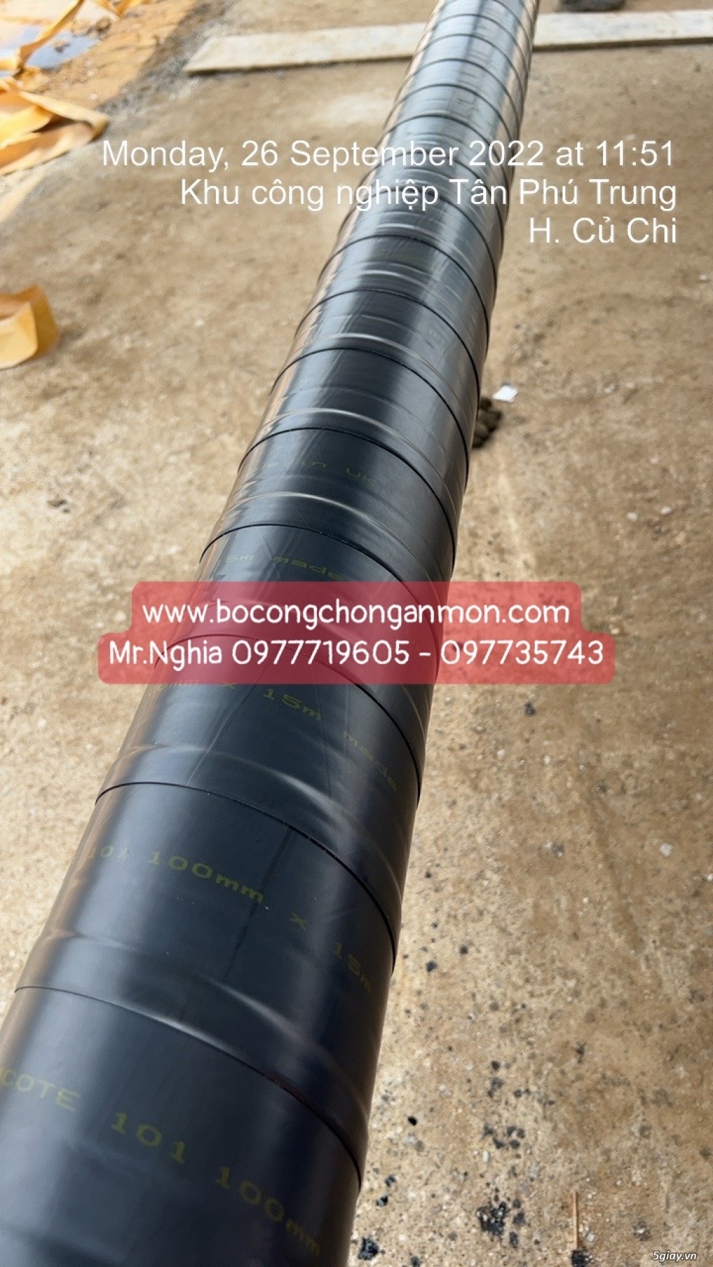 Sơn bitum chống ăn mòn đường ống kim loại | 5giay