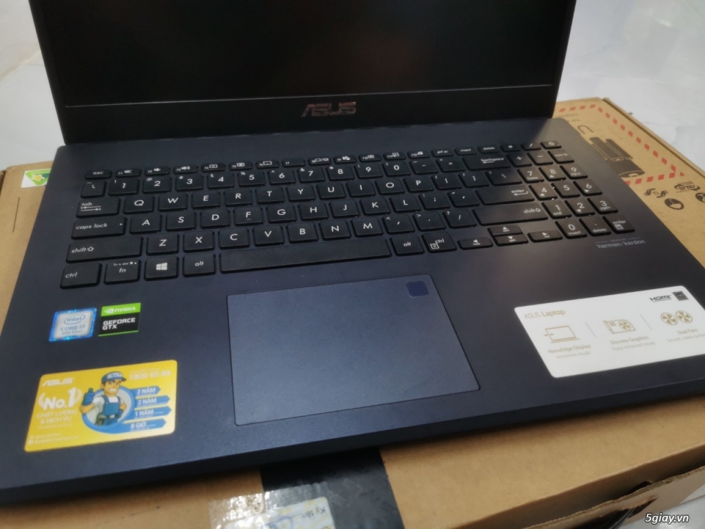 Asus Gaming F571GT i7 9750H/8GB/512GB/120Hz/4GB GTX1650 chính hãng Ful ...